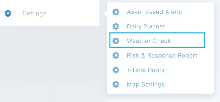 Customize Weather Checks – WeatherOps